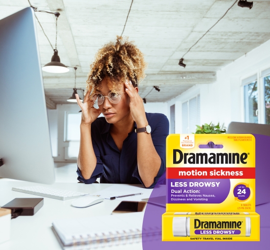 Screen Landing Page | Dramamine